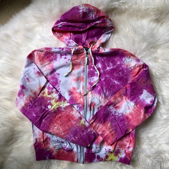 Vintage | Jackets & Coats | Vintage Catalina Tie Dye Windbreaker Jacket ...